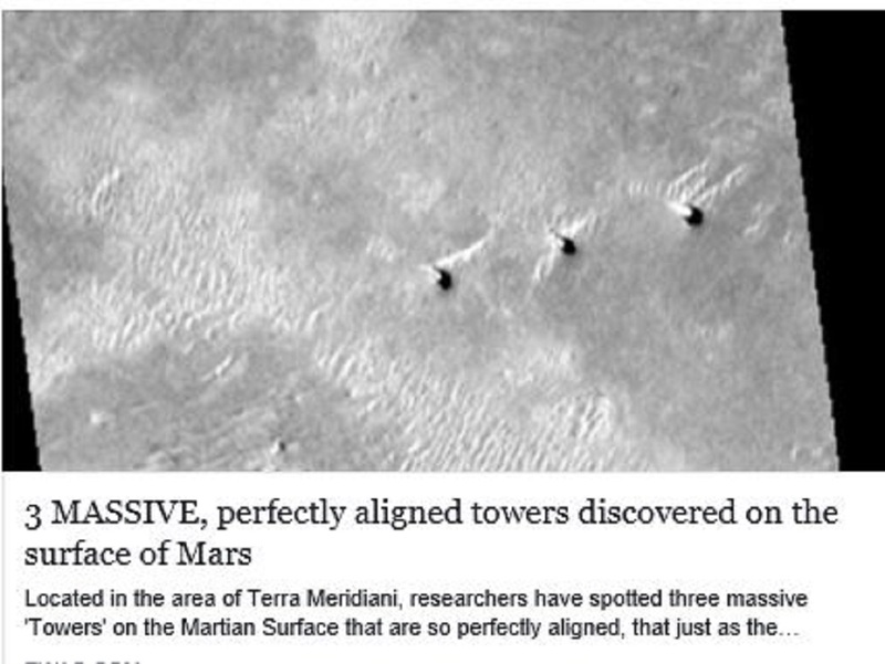 MARS--THREE MASSIVE OBJECTS DISCOVERED(1) :: MARS :: WWW.WORLD UFO PHOTOS.ORG